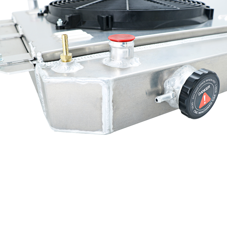 ASI Performance 4 Row RADIATOR+SHROUD FAN Fit 1955-1959 CHEVROLET TRUC ...